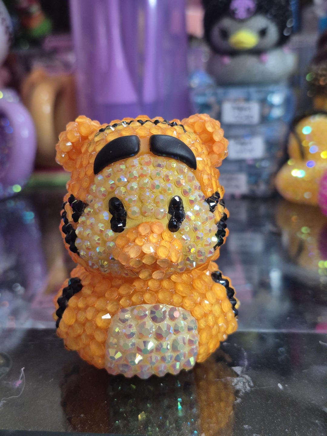 Rhinestoned Tigger Duck - Etsy