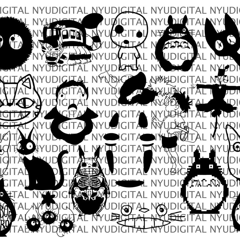 Totoro Print - Etsy