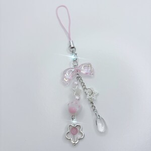 Pink Bow Keychain | Cute Keychain | Cat Paw Keychain | Phone Accessory ...