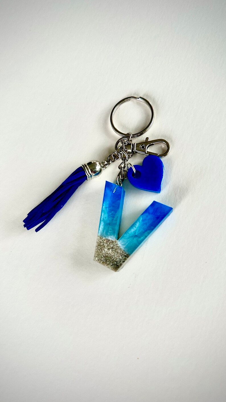 Beach Letter Keychain, Name Keychain, Custom Keychains, Car Accessories ...