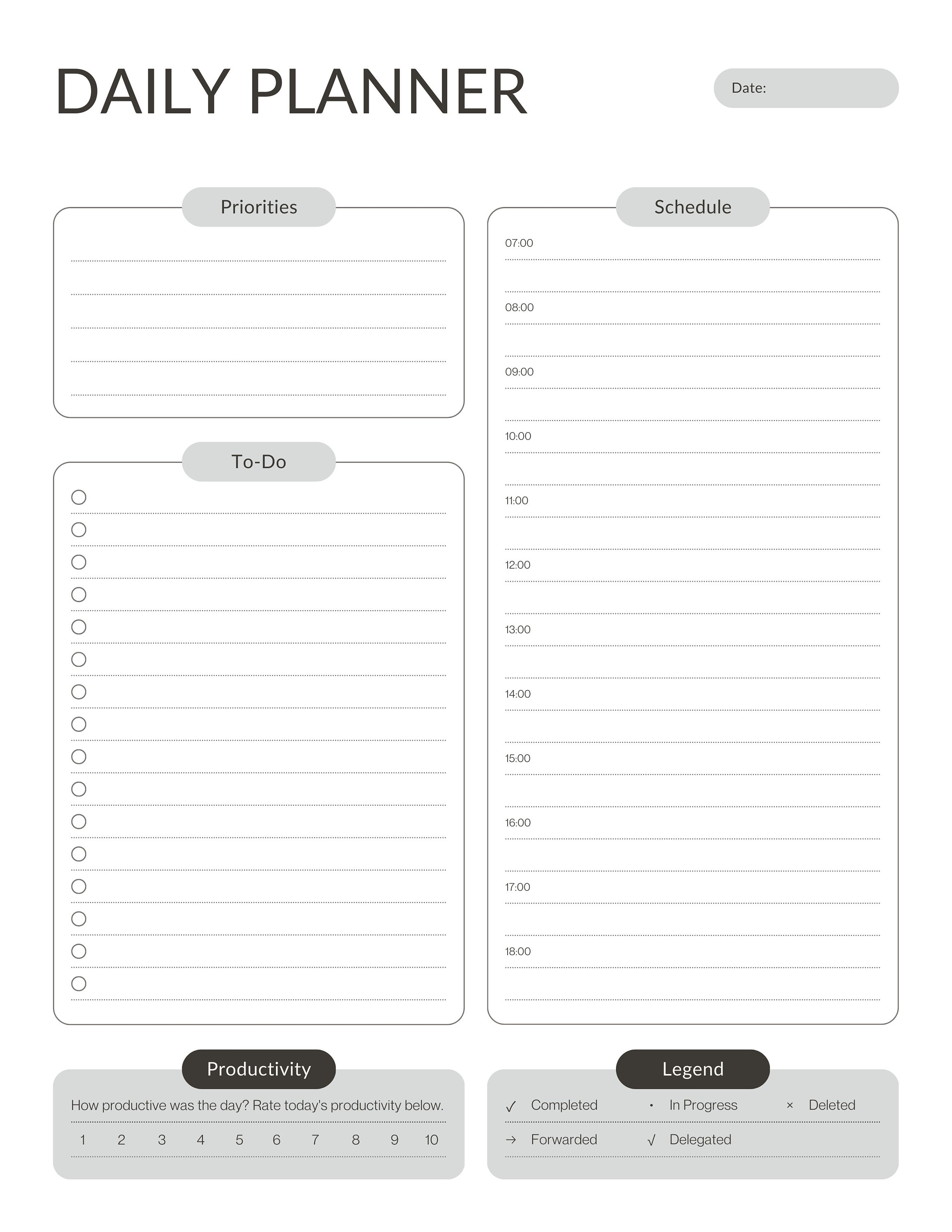 Daily and Weekly Schedule for Family Printable, Wellness Tracker, Habit Stacker, Menu Planner ...