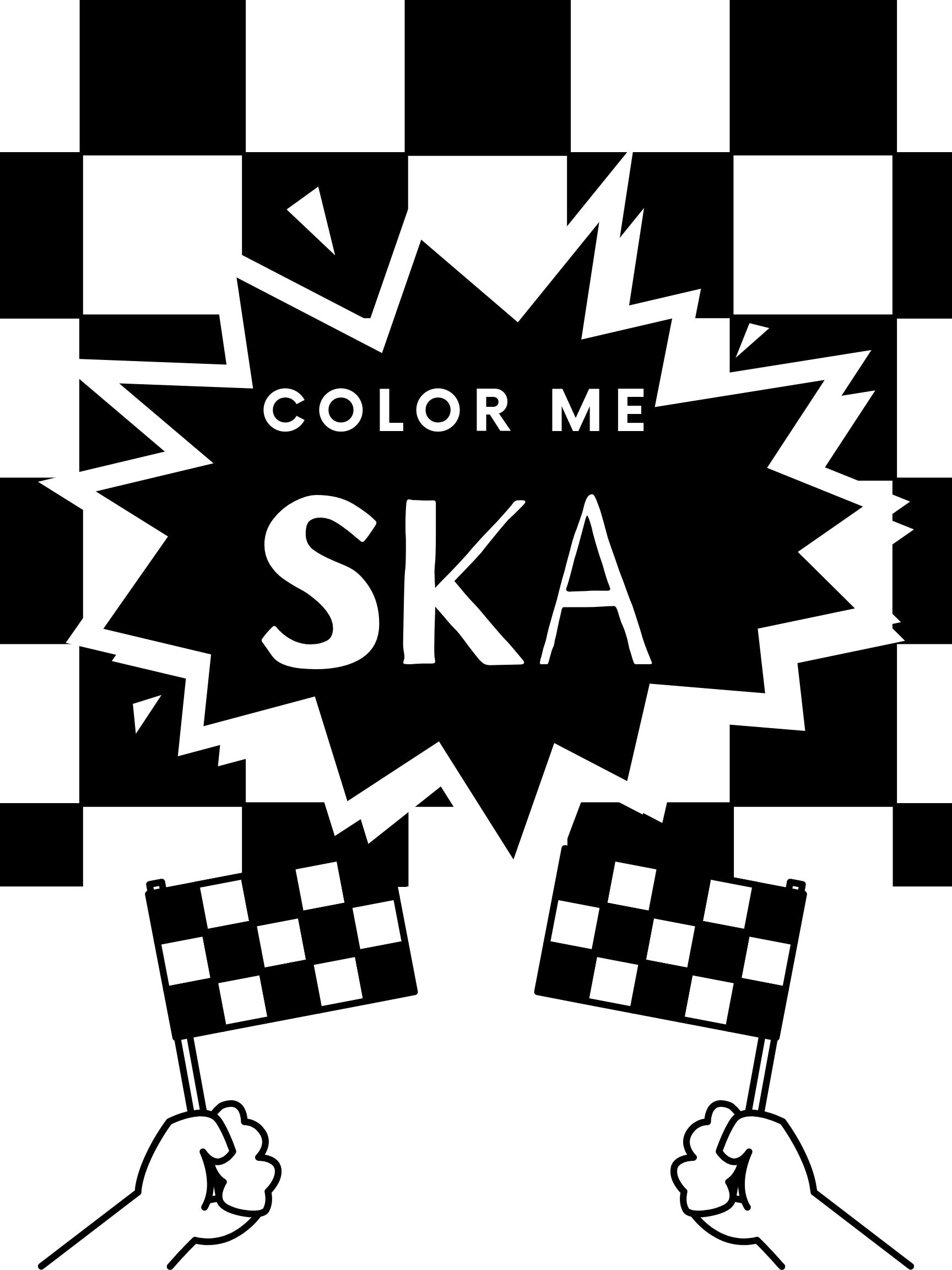 Color Me Ska- Ska-punk Coloring Book Download - Etsy