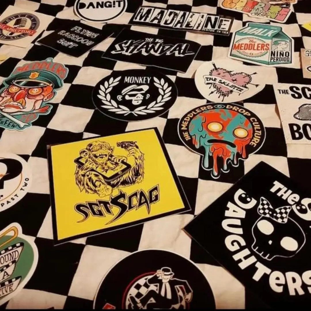 Ska Sticker Pack Ska Punk Bands Two Tone Stickers Punk Rock Artists ...