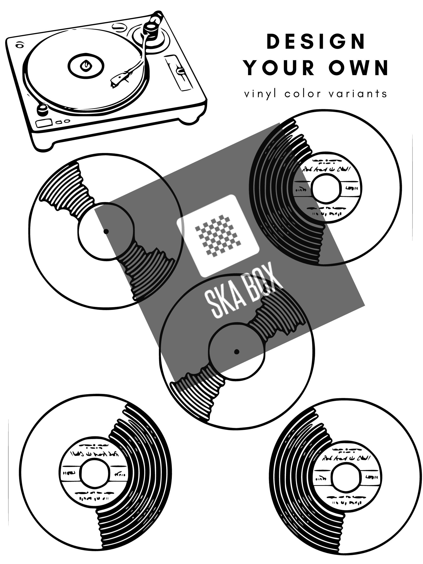 Color Me Ska- Ska-punk Coloring Book Download - Etsy