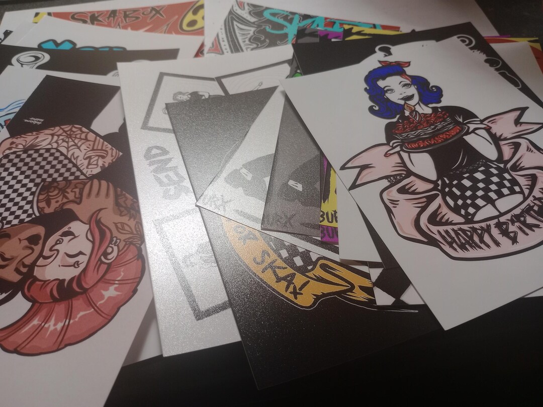 Ska Prints Size 4x6 & 4x5.3 Punk Rock Art Rocksteady Dancehall Music ...