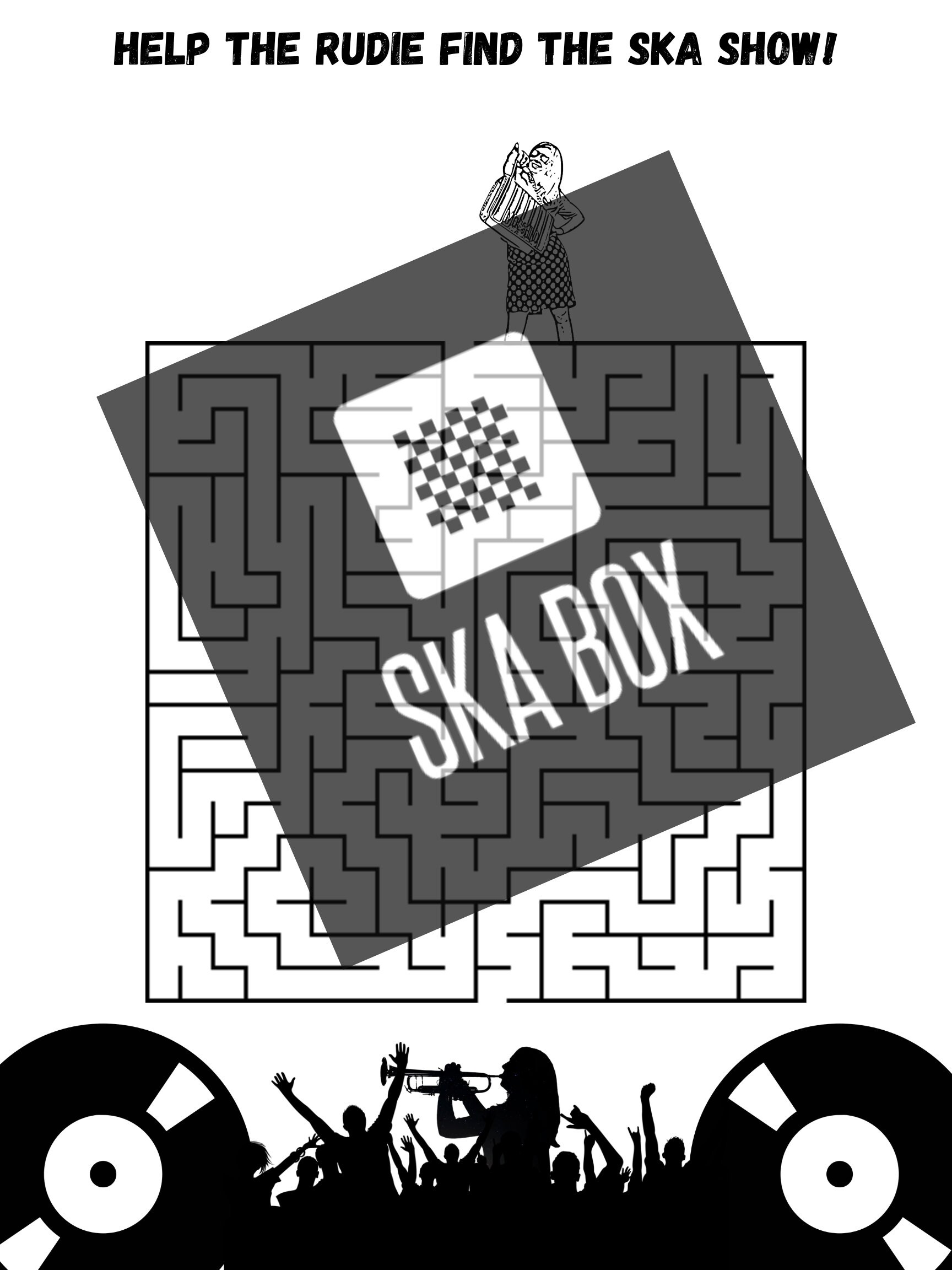 Color Me Ska- Ska-punk Coloring Book Download - Etsy