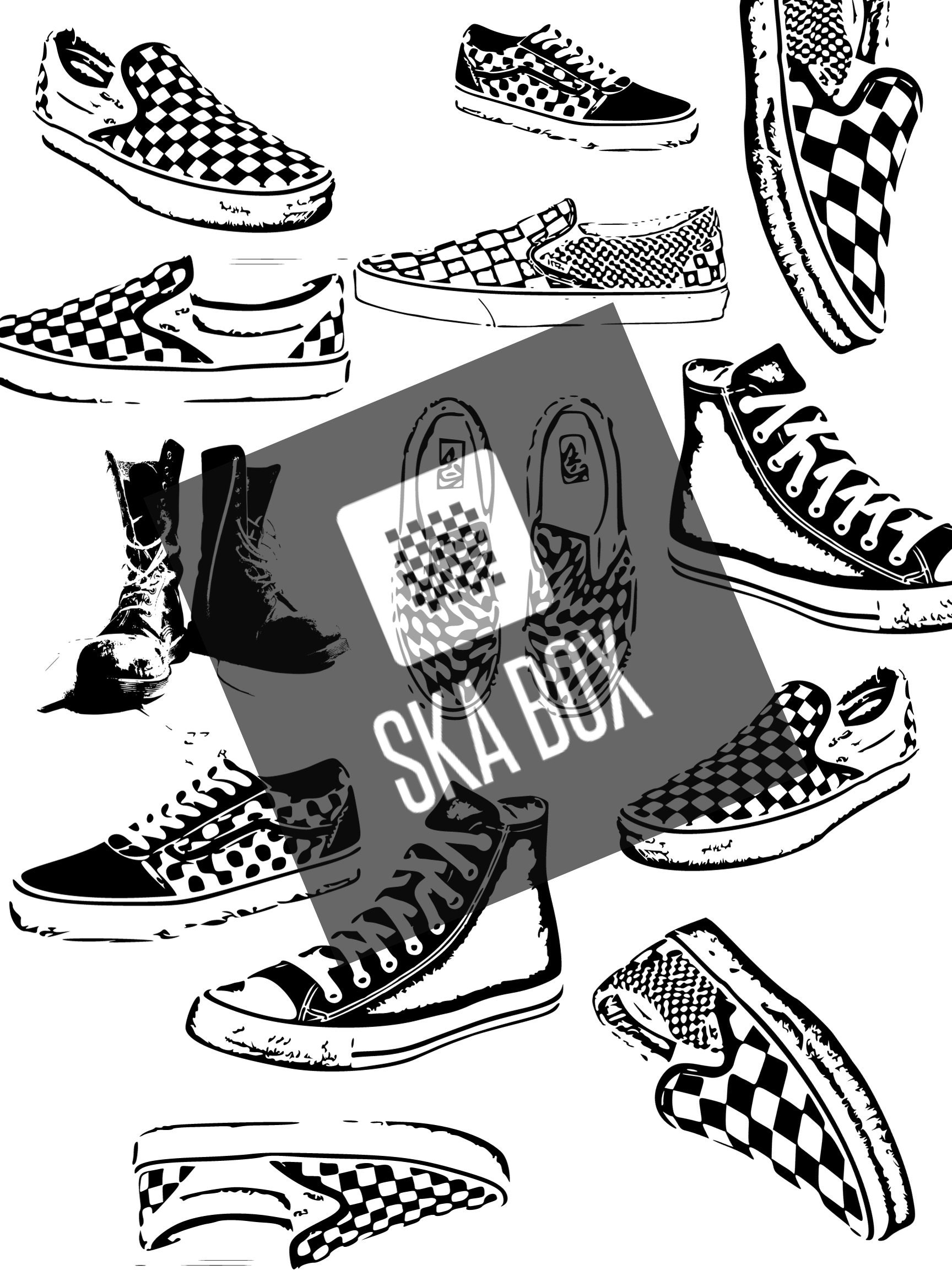 Color Me Ska- Ska-punk Coloring Book Download - Etsy