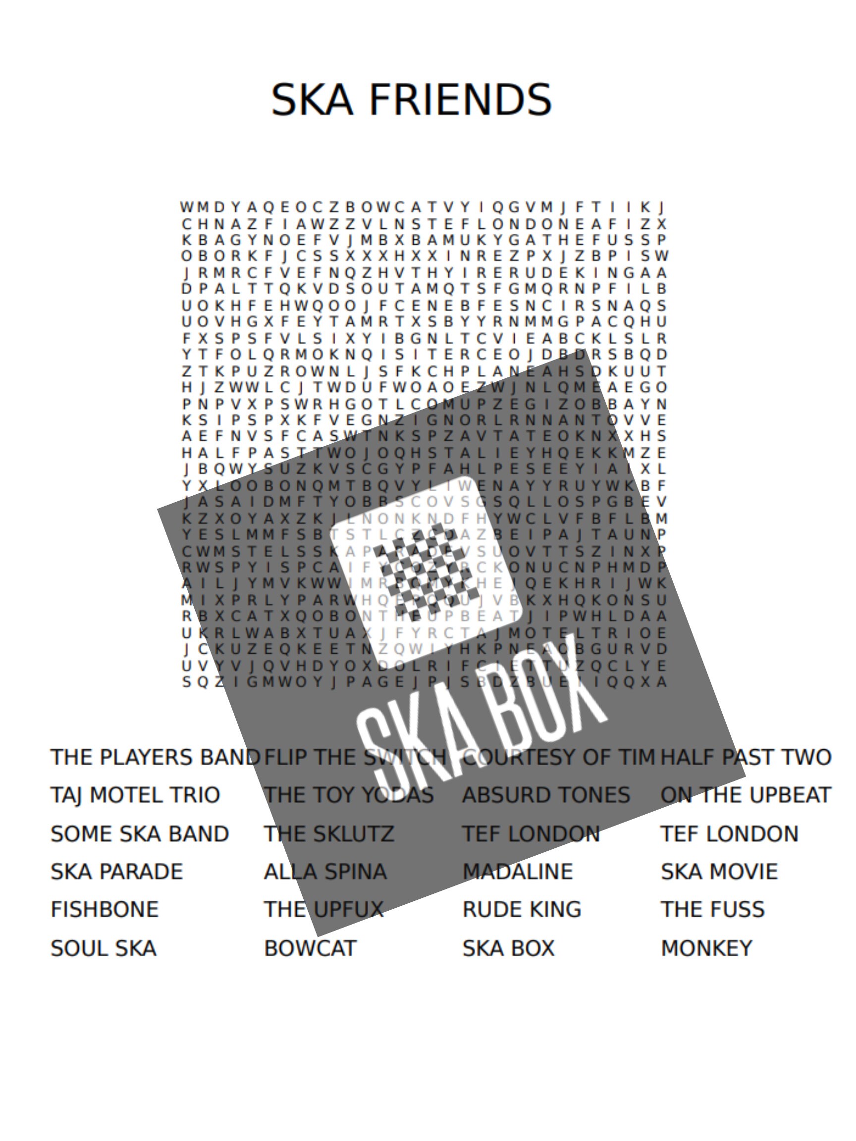 Color Me Ska- Ska-punk Coloring Book Download - Etsy