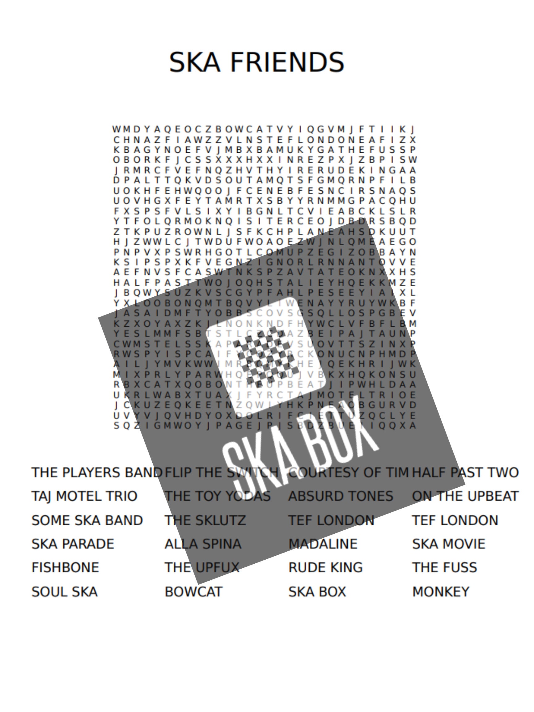 Color Me Ska- Ska-punk Coloring Book Download - Etsy