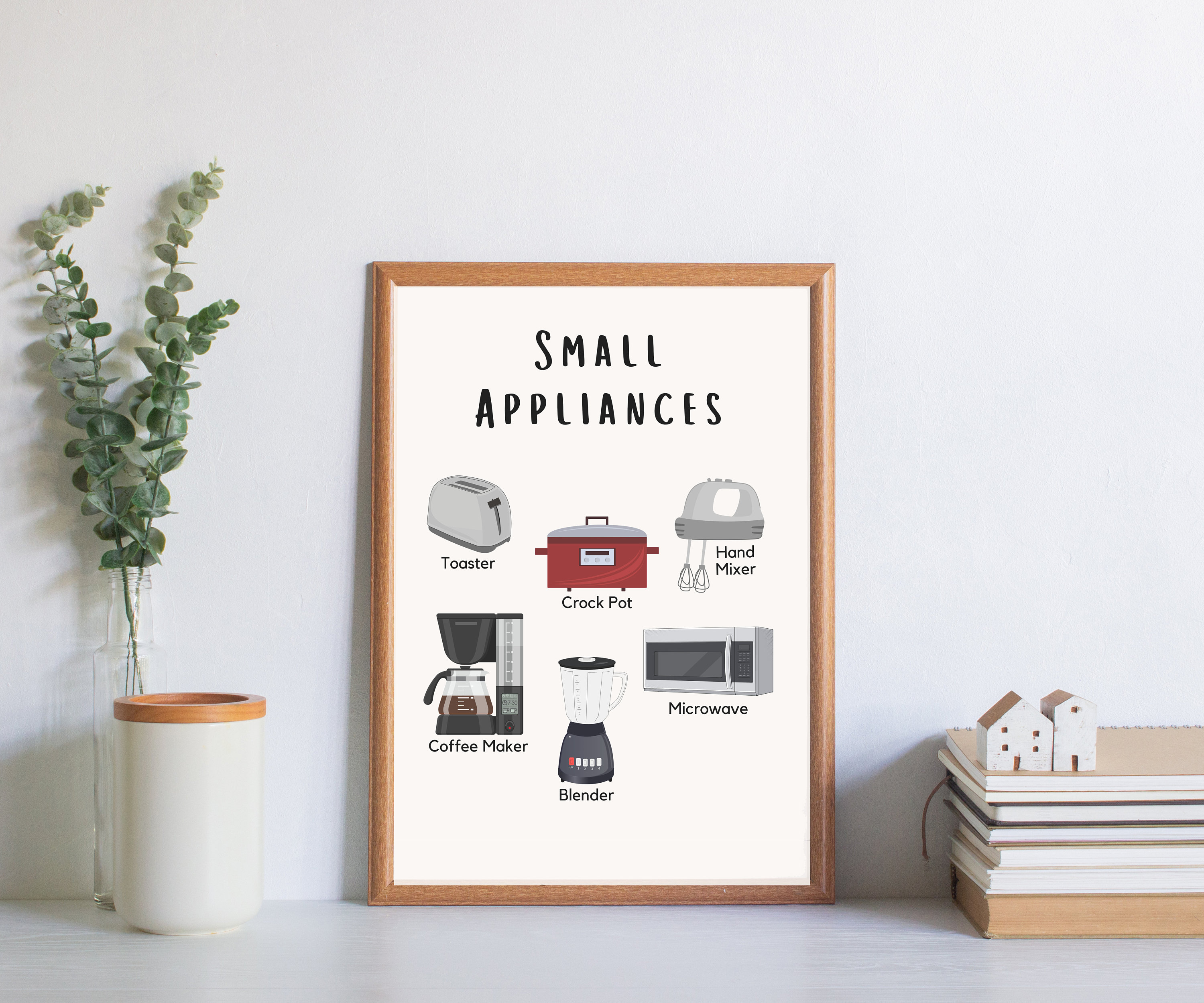 PRINTABLE Montessori Food Groups and Around the Kitchen Posters Set of ...