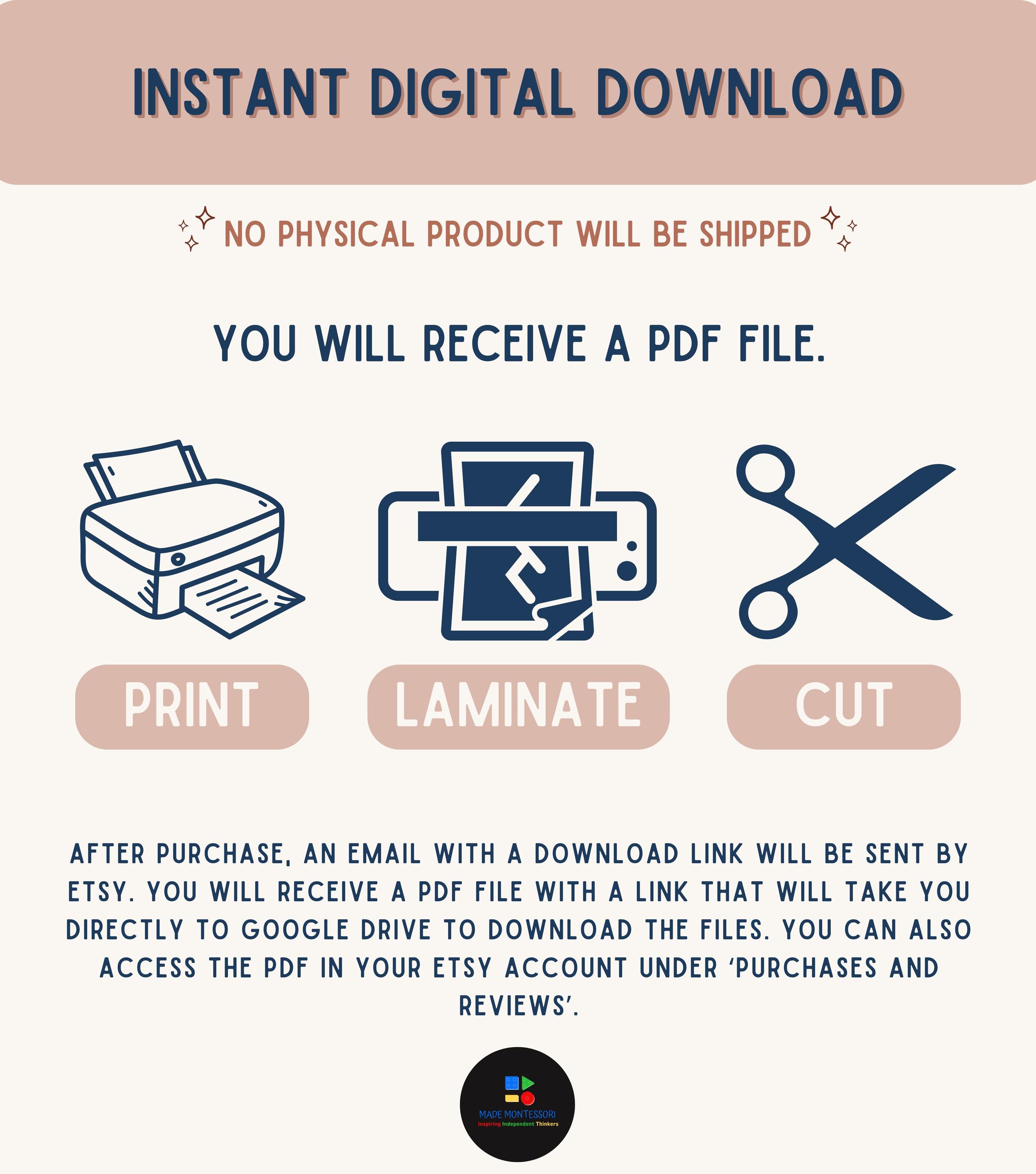 132 Food and Around the Kitchen Flashcards Printable PDF Montessori ...