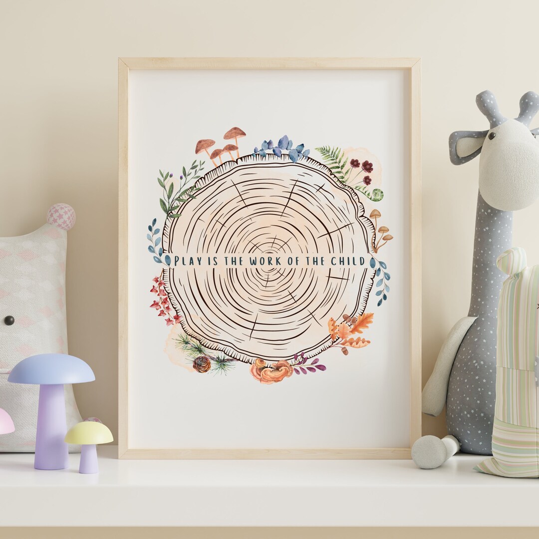 PRINTABLE Nature Wildflower Poster Print Montessori Teacher Classroom ...