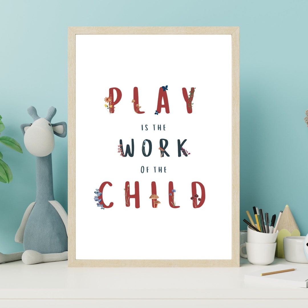 PRINTABLE Nature Wildflower Poster Print Montessori Teacher Classroom ...