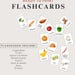 96 Food Flashcards Printable PDF Montessori Cards for Kids Preschool ...