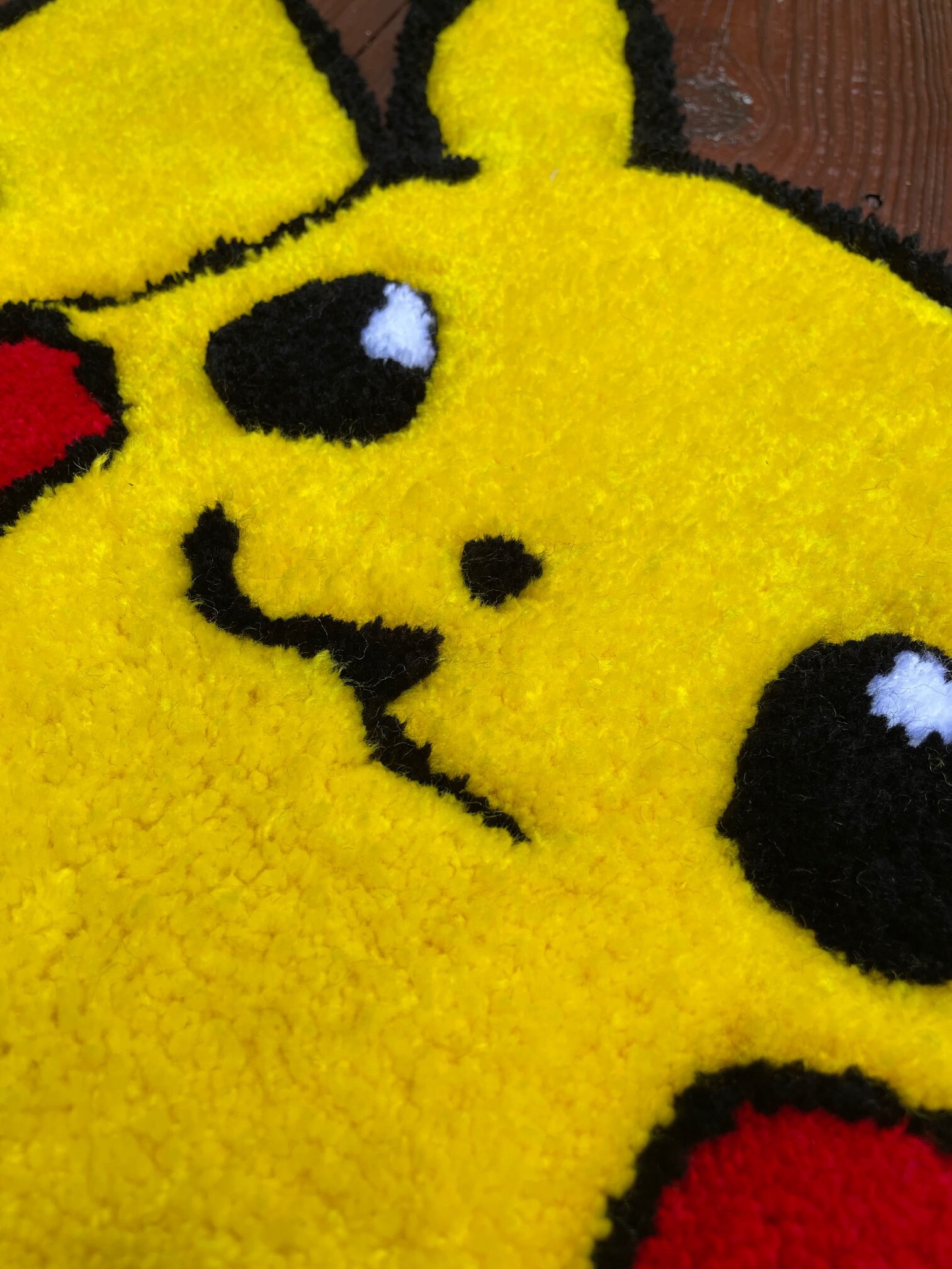 Custom Pikachu Rug Handmade Tufted Rugs - Etsy