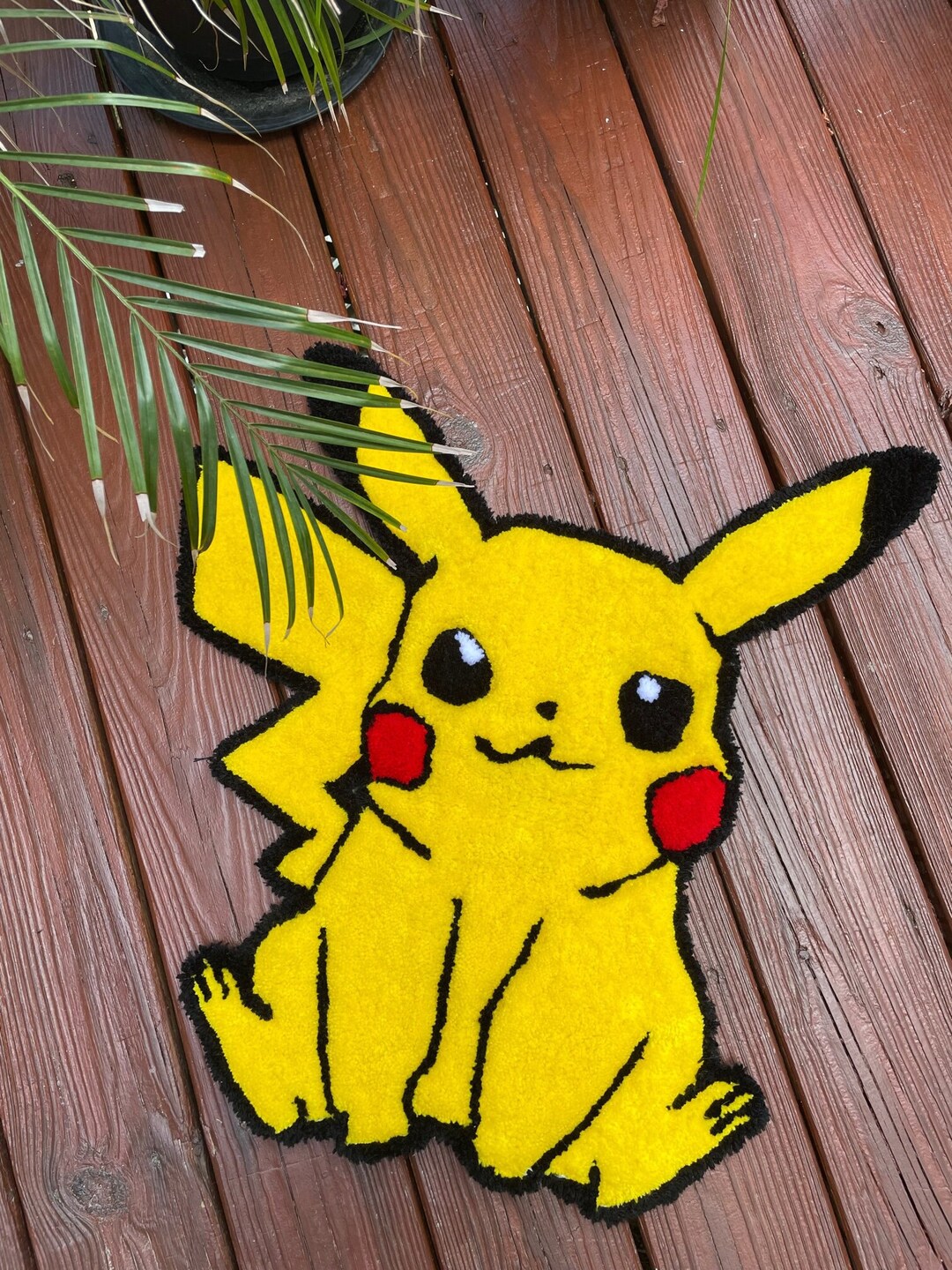 Custom Pikachu Rug Handmade Tufted Rugs - Etsy