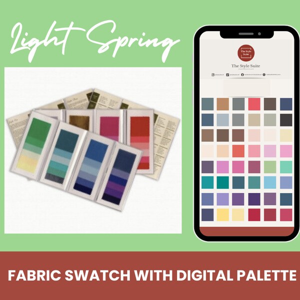 House of Colour Spring Swatches - Etsy