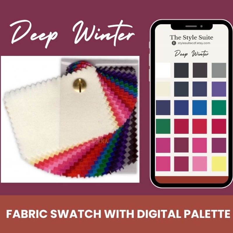 Winter Color Swatches - Etsy