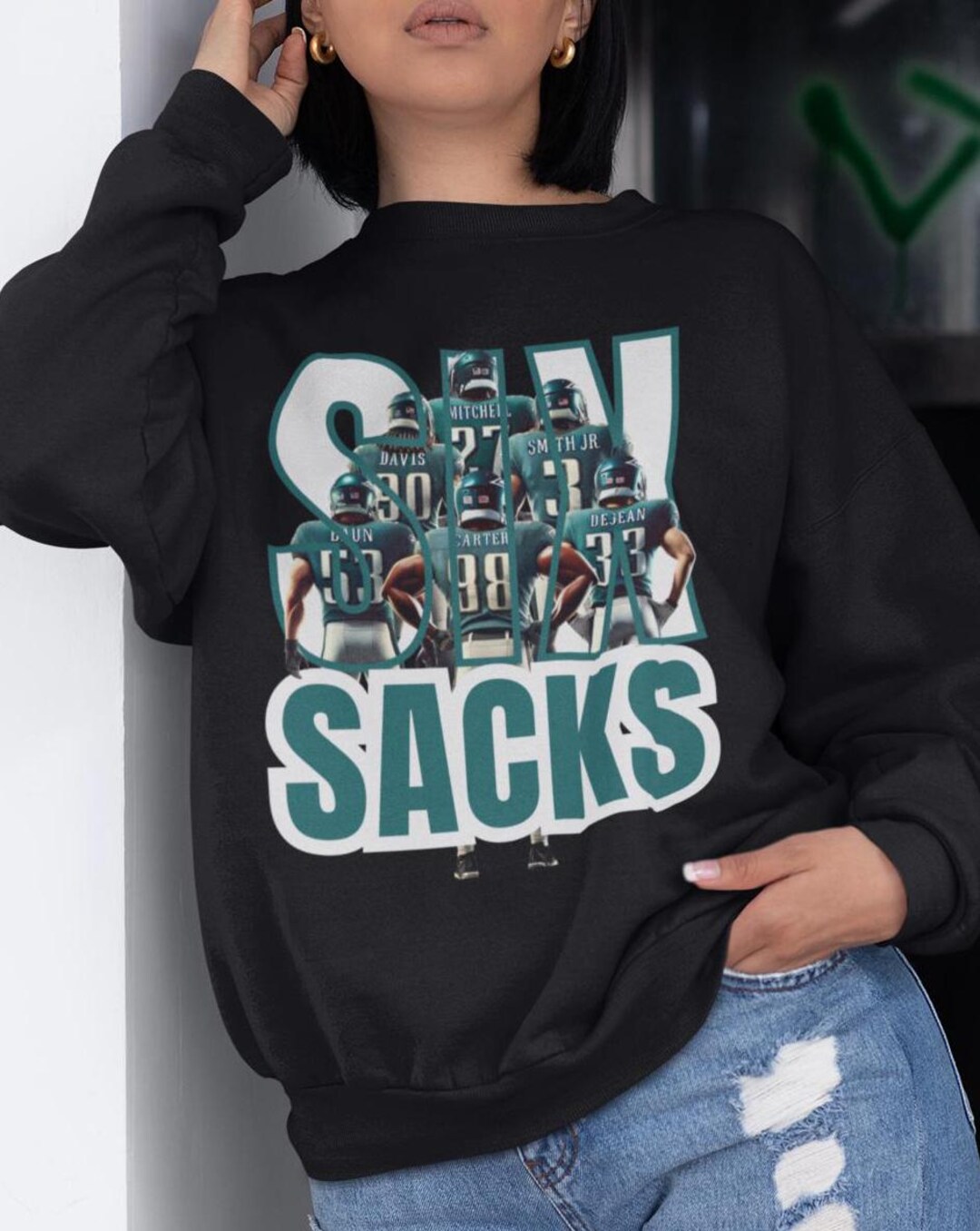 Eagles Six Sacks PNG: Philadelphia Football, Sublimation Design ...