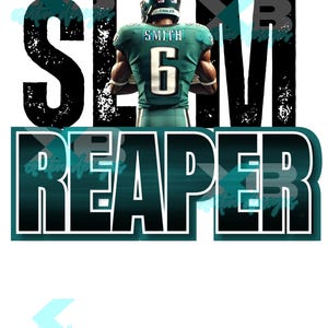 Eagles PNG Slim Reaper Devonta Smith Instant Digital Download for ...