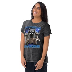 Sad is Temporary Swag is Forever Vintage Raccoon T-shirt, Retro 90s ...