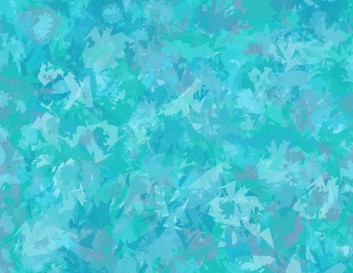 Seamless Repeating Geometric Pattern "jungle Frost" Shards Colorful ...