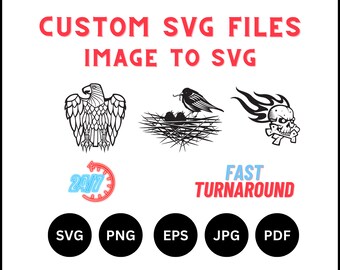 Image to Vector, Custom SVG, Convert to Vector Graphics, Logo ...