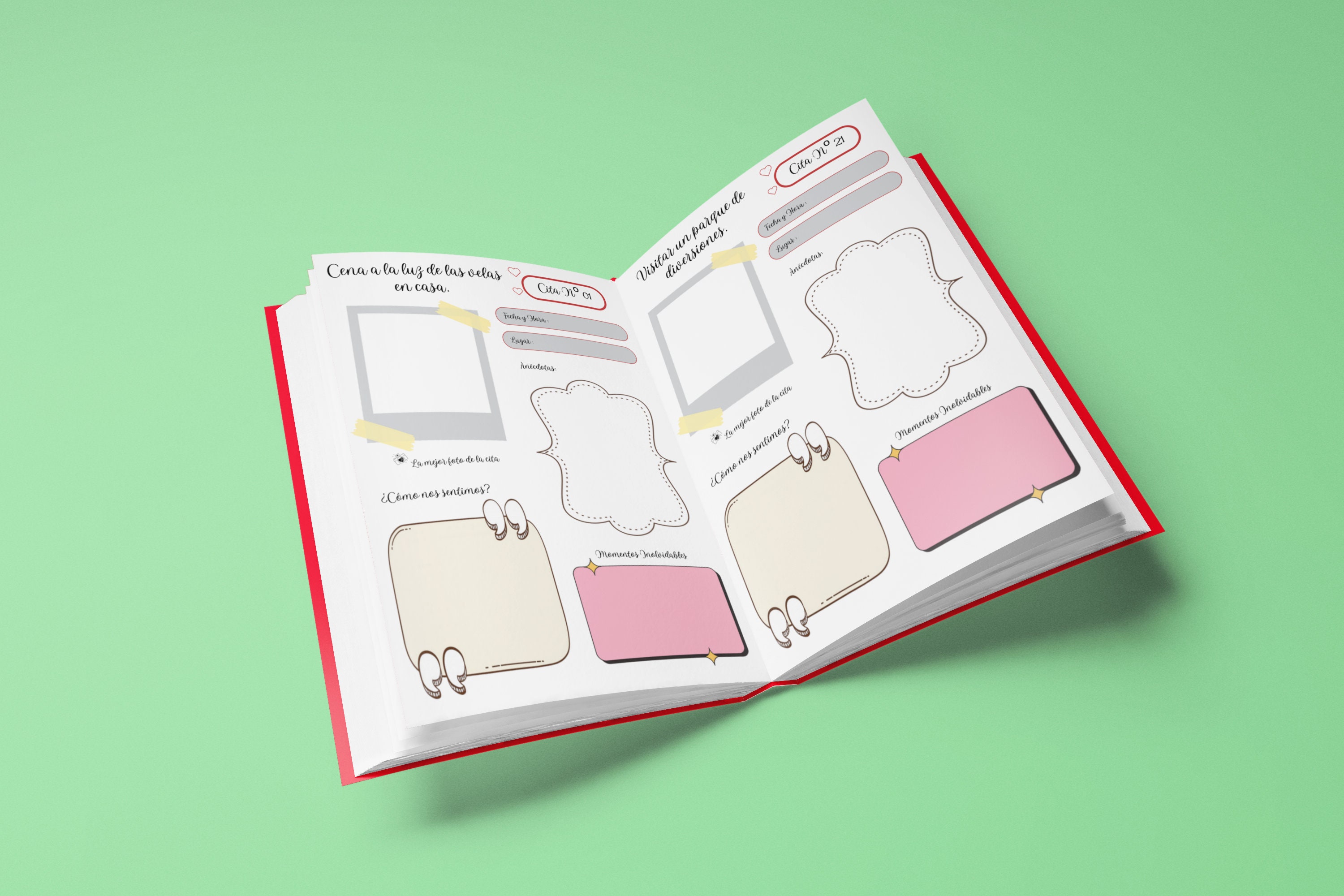 Libro 100 Citas contigo (PDF - Canva) - Etsy México
