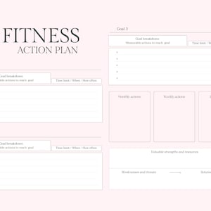 Goal Planner, Planner Template, 2024 Goals Tracker, SMART Goal Setting ...