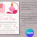 Favorite Things Perfume Exchange Party Invite, Perfume Party Invite ...
