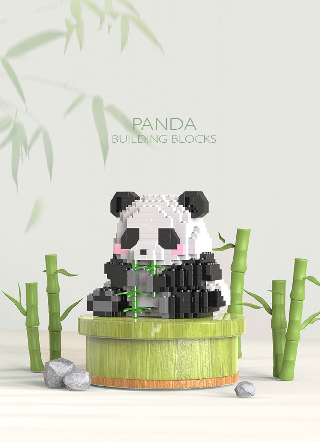 Panda Brick Construction Toy Mini Building Blocks - Etsy