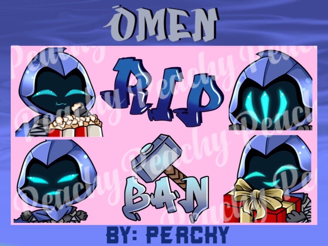 Cute Valorant Omen Emotes Twitch Discord Youtube - Etsy UK