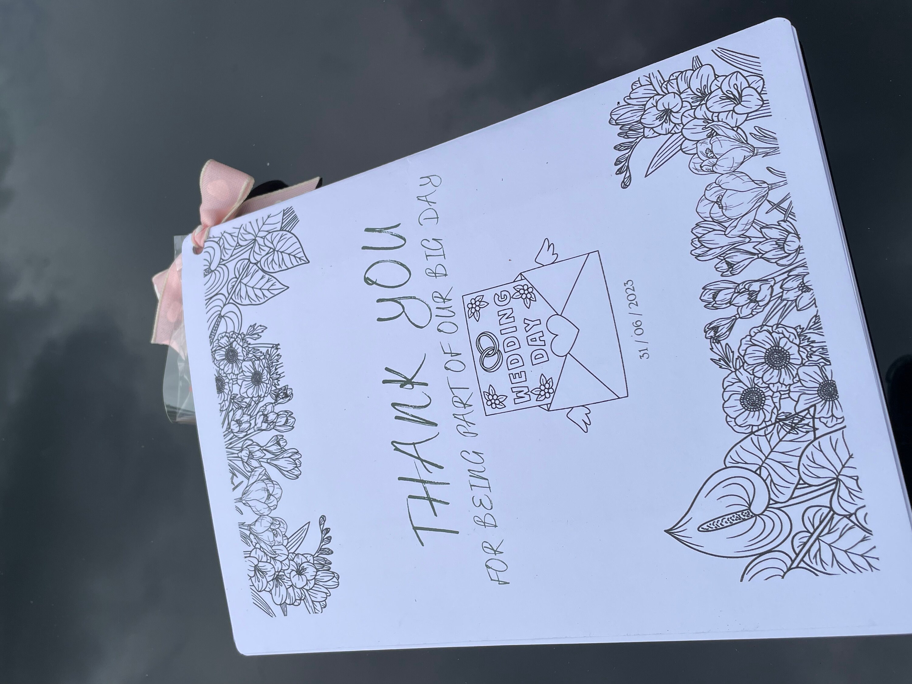 Personalised Wedding Activity Book - Etsy