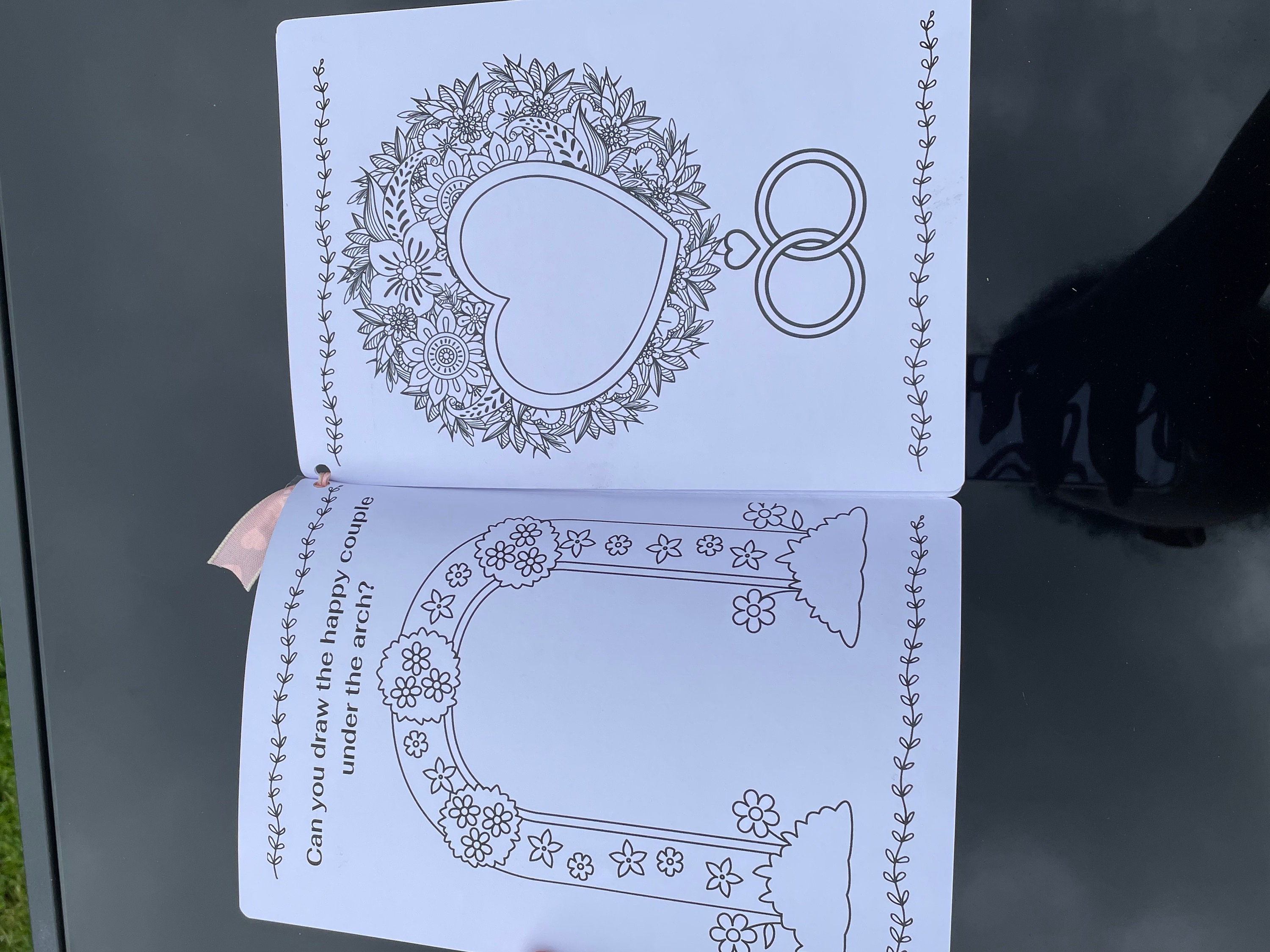 Personalised Wedding Activity Book - Etsy