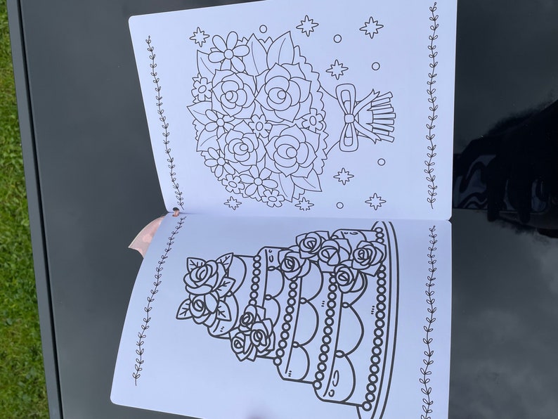 Personalised Wedding Activity Book - Etsy