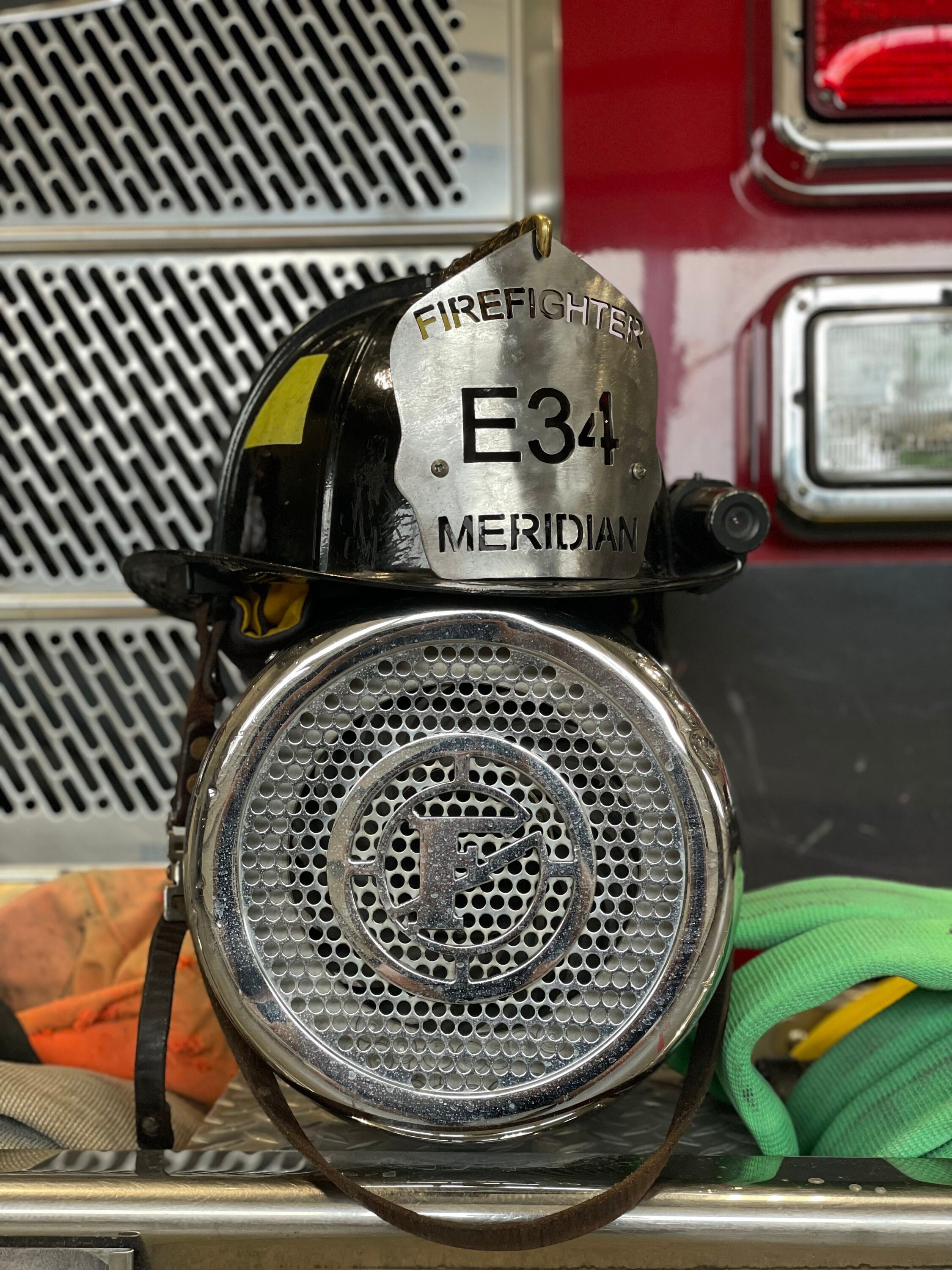Custom Firefighter Metal Helmet Shield - Etsy