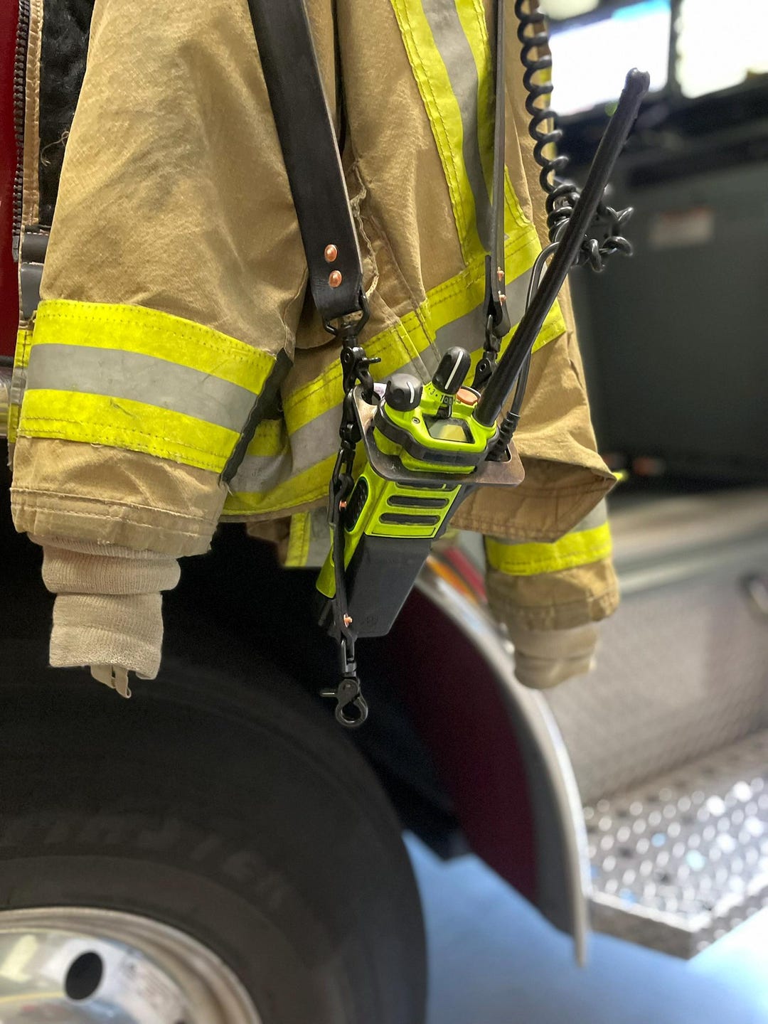 Firefighter Radio Strap With Steel Radio Holster - Etsy