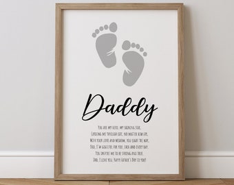 Dada Handprint Poem, Father's Day Handprint Art, Valentines Handprint ...