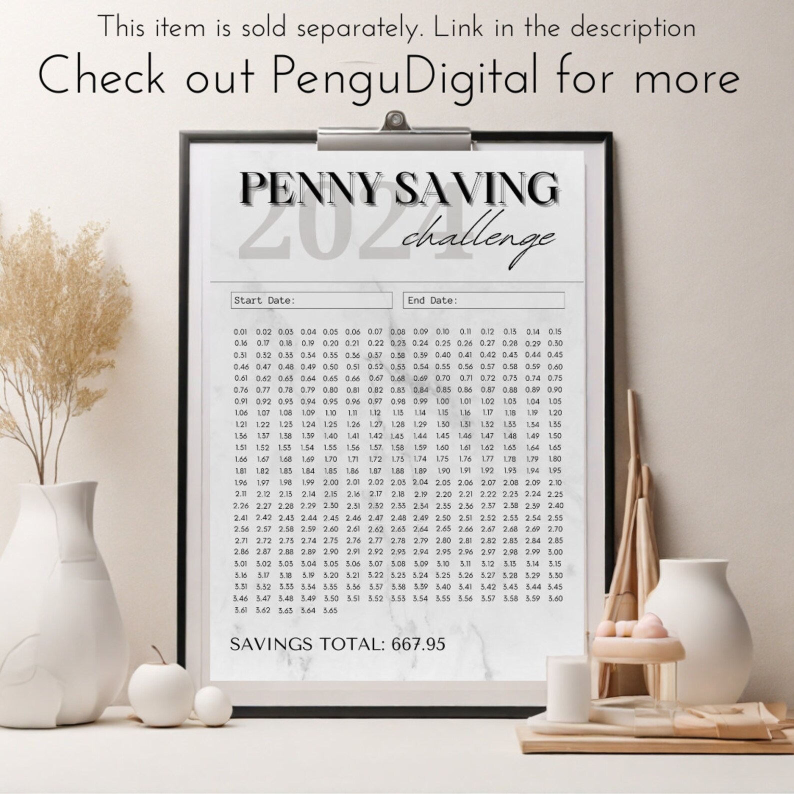 Saving Challenge Printable, Monthly Money Saving Challenge Bundle ...