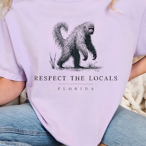 Skunk Ape Everglades Cryptid T-shirt | Spooky Florida Swamp Monster Tee ...