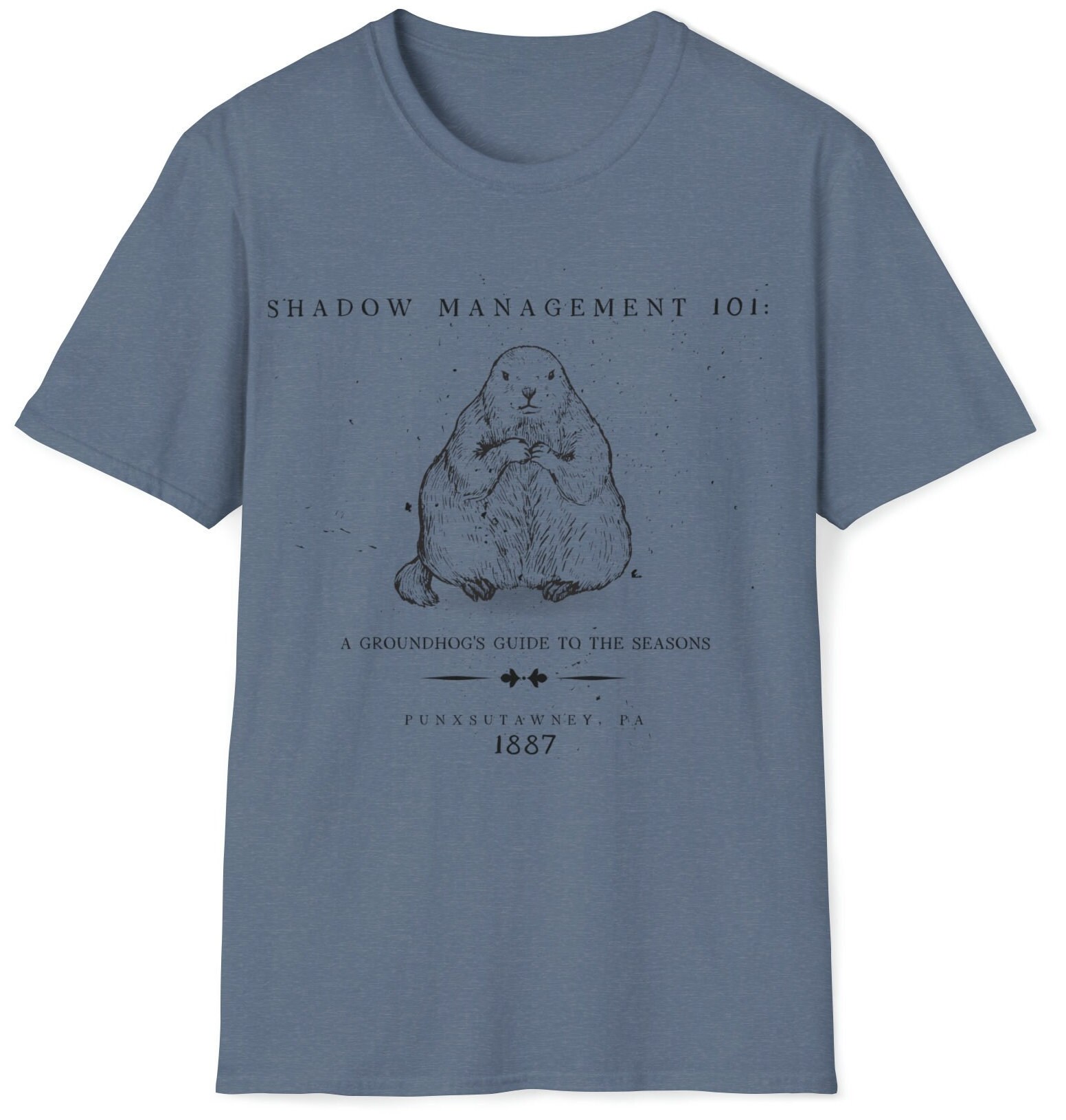 UNISEX Cute Meteorology Groundhog Day Crewneck Shirt Order Larger for ...