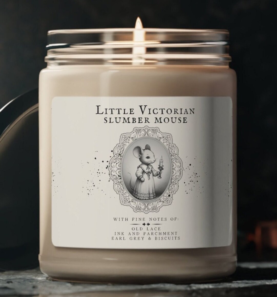 Quaint Funny Victorian Naptime Mouse Candle Quaint Novelty - Etsy