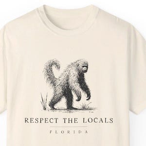 Skunk Ape Everglades Cryptid T-shirt | Spooky Florida Swamp Monster Tee ...