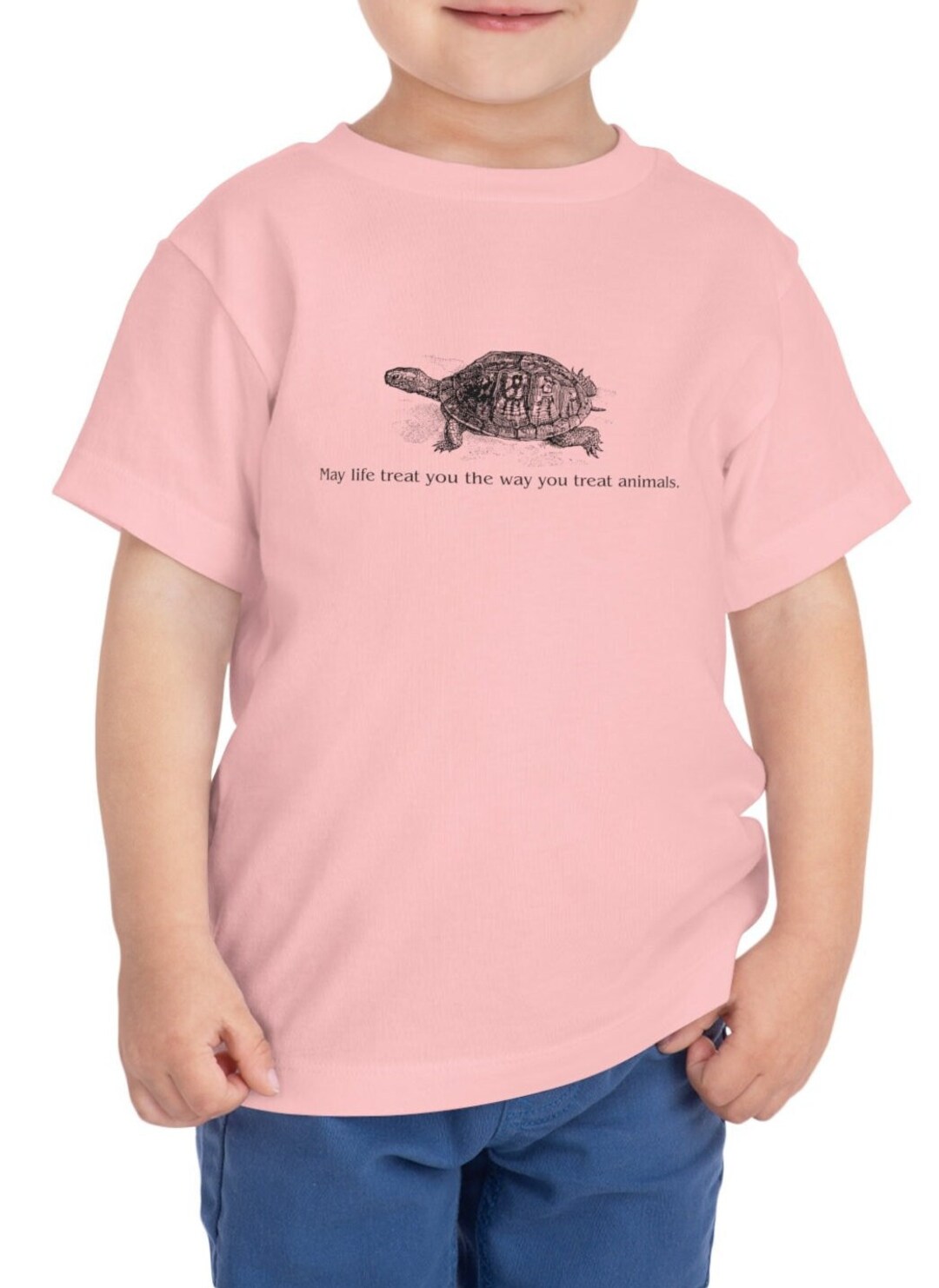 Animal Kindness Turtle T-shirt for Toddlers | Profits Support Michigan ...