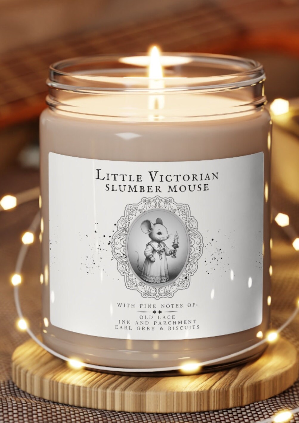 Quaint Funny Victorian Naptime Mouse Candle Quaint Novelty - Etsy