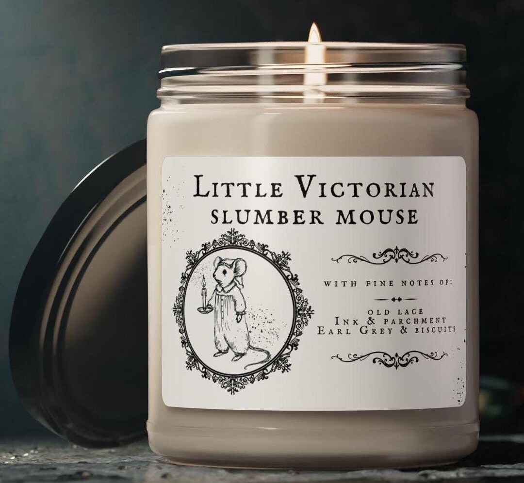 Quaint Funny Victorian Naptime Mouse Candle | Whimsical 9oz Novelty ...