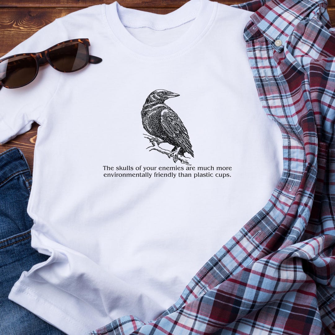 Funny Crow Raven T-shirt | Dark Humor Corvid Shirt | Sarcastic Bird ...