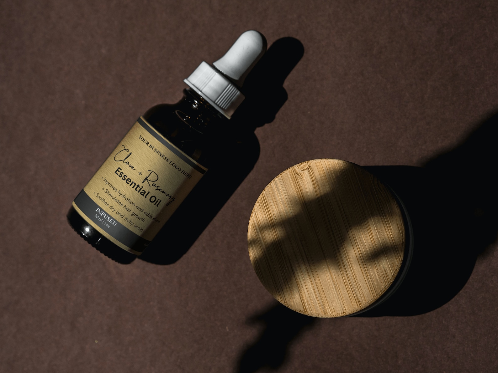 DIY Custom Label Template, Editable Product Label, Dropper Bottle Label ...