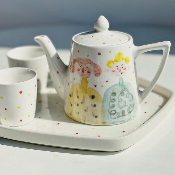 Modern Tea Set - Etsy