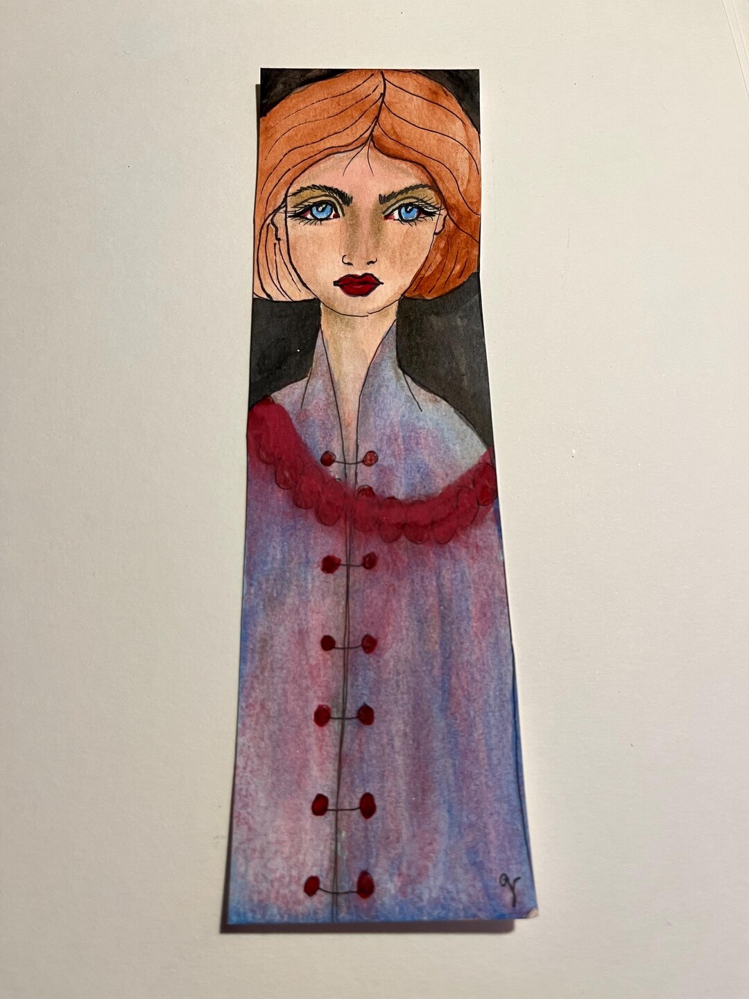 Original Watercolor Bookmark Art - Etsy